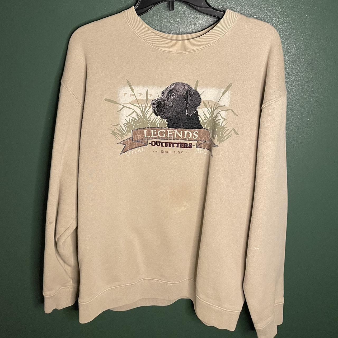 Legends Outfitters Embroidered Dog Crewneck, M ... - Depop