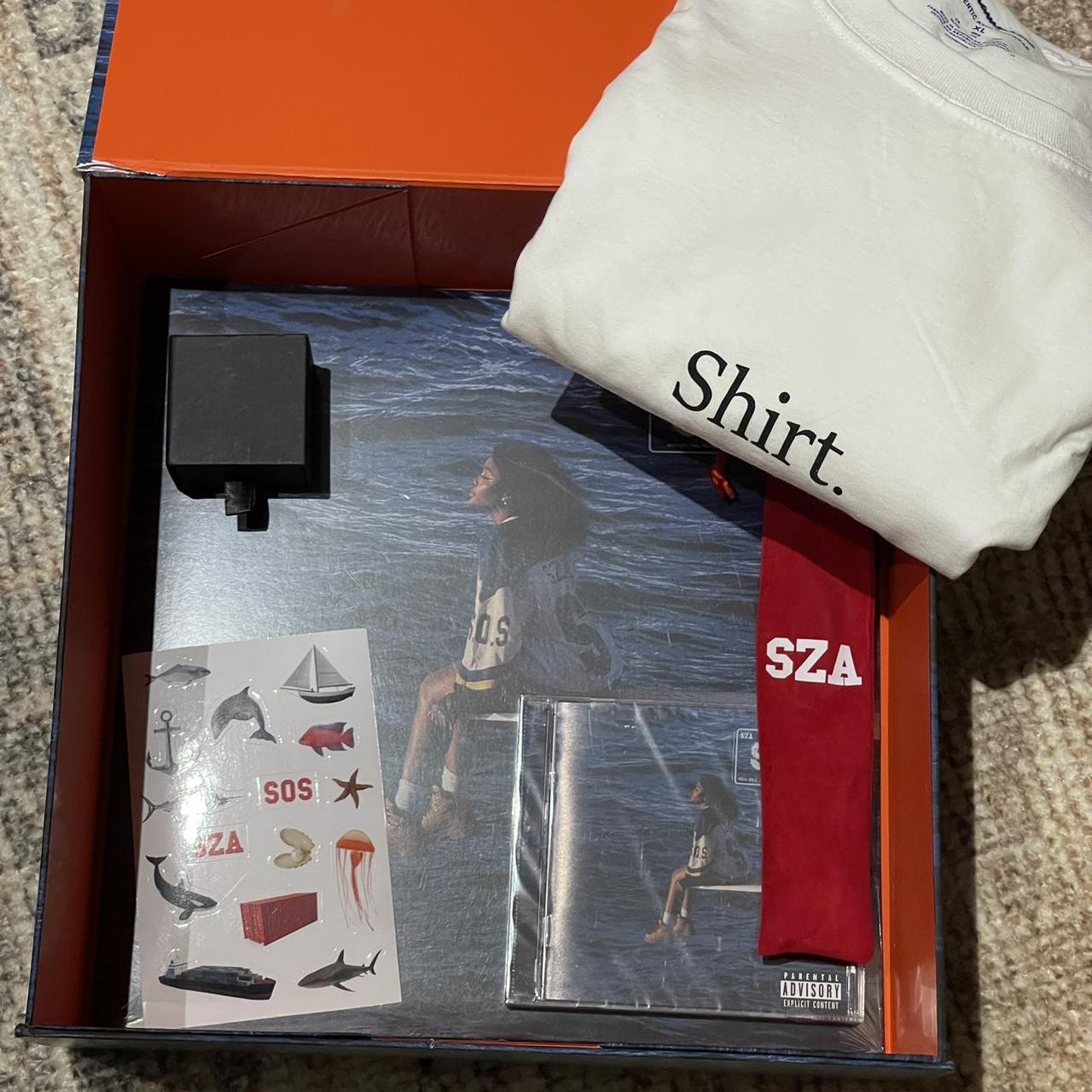 SZA SOS merch box: Includes: 1 XL Tshirt, SOS... - Depop
