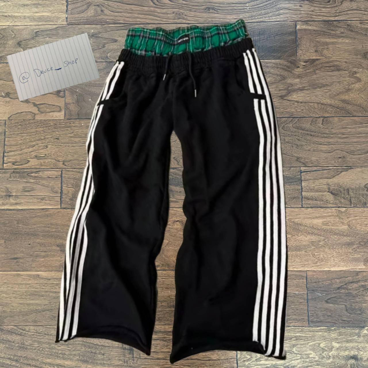 Men's Double Waist Sweatpants - Depop