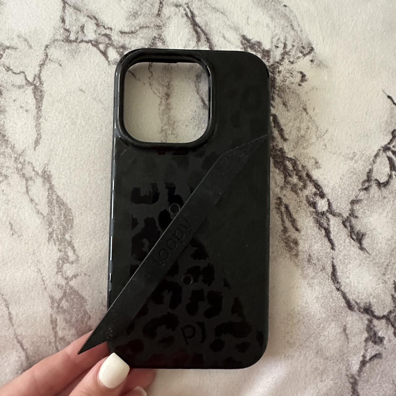 Loopy Black Leopard case for iPhone 14 PRO. In... - Depop