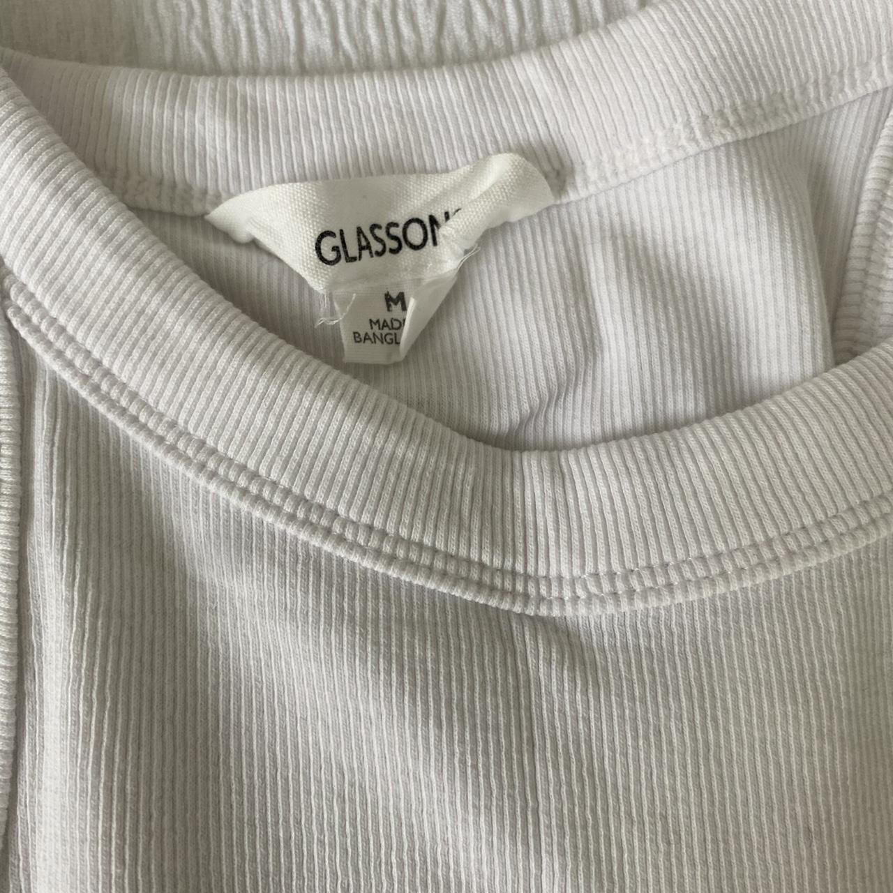 glassons white tank worn once in perfect condition... - Depop