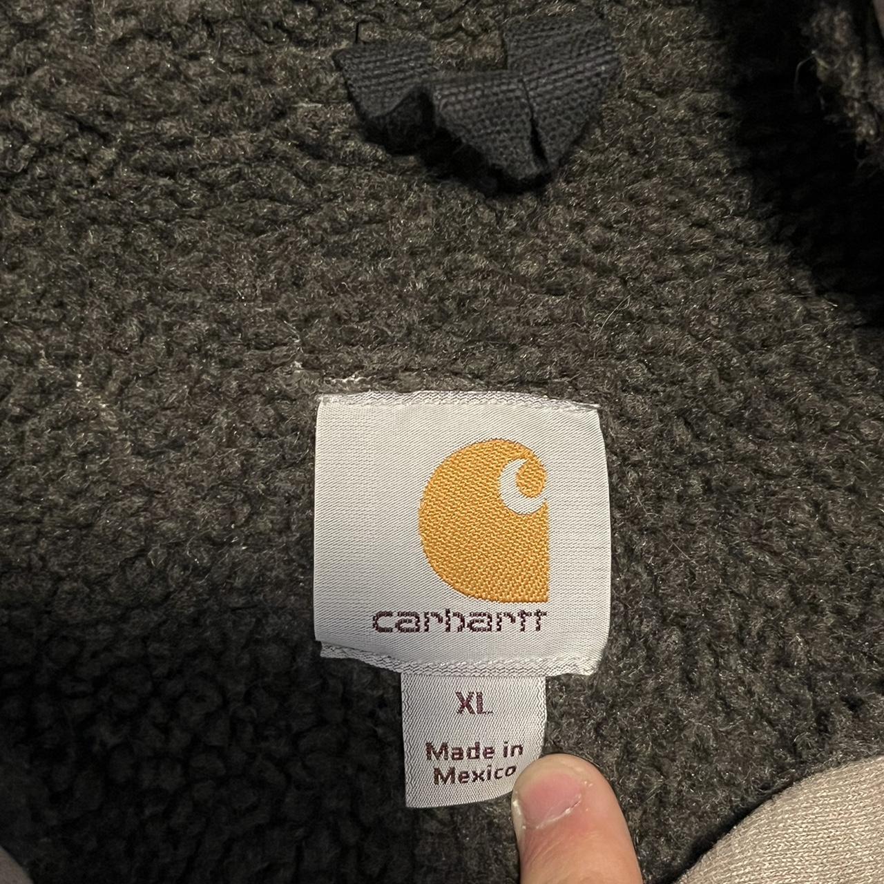 XL Carhartt Zip Up Jacket Super comfortable Inside... - Depop