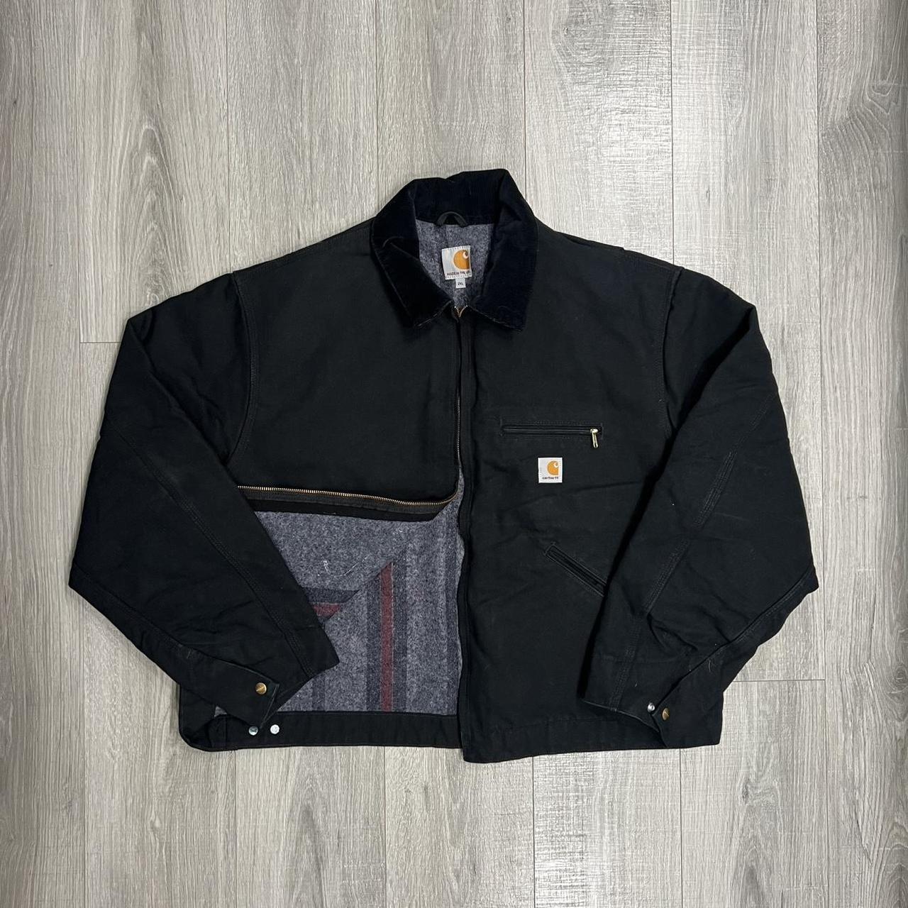 Black Carhartt Detroit Jacket Looks Brand New Size... | Depop