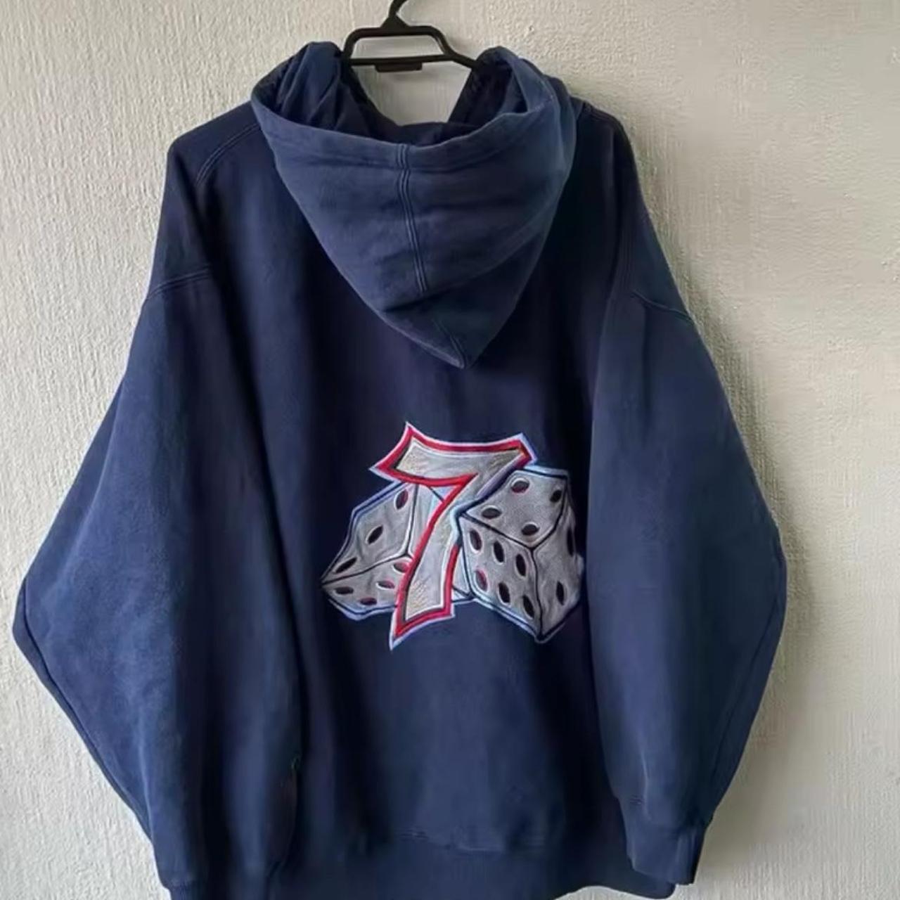 Jnco 7 dice blue hoodie (I will take offers) #jnco... | Depop