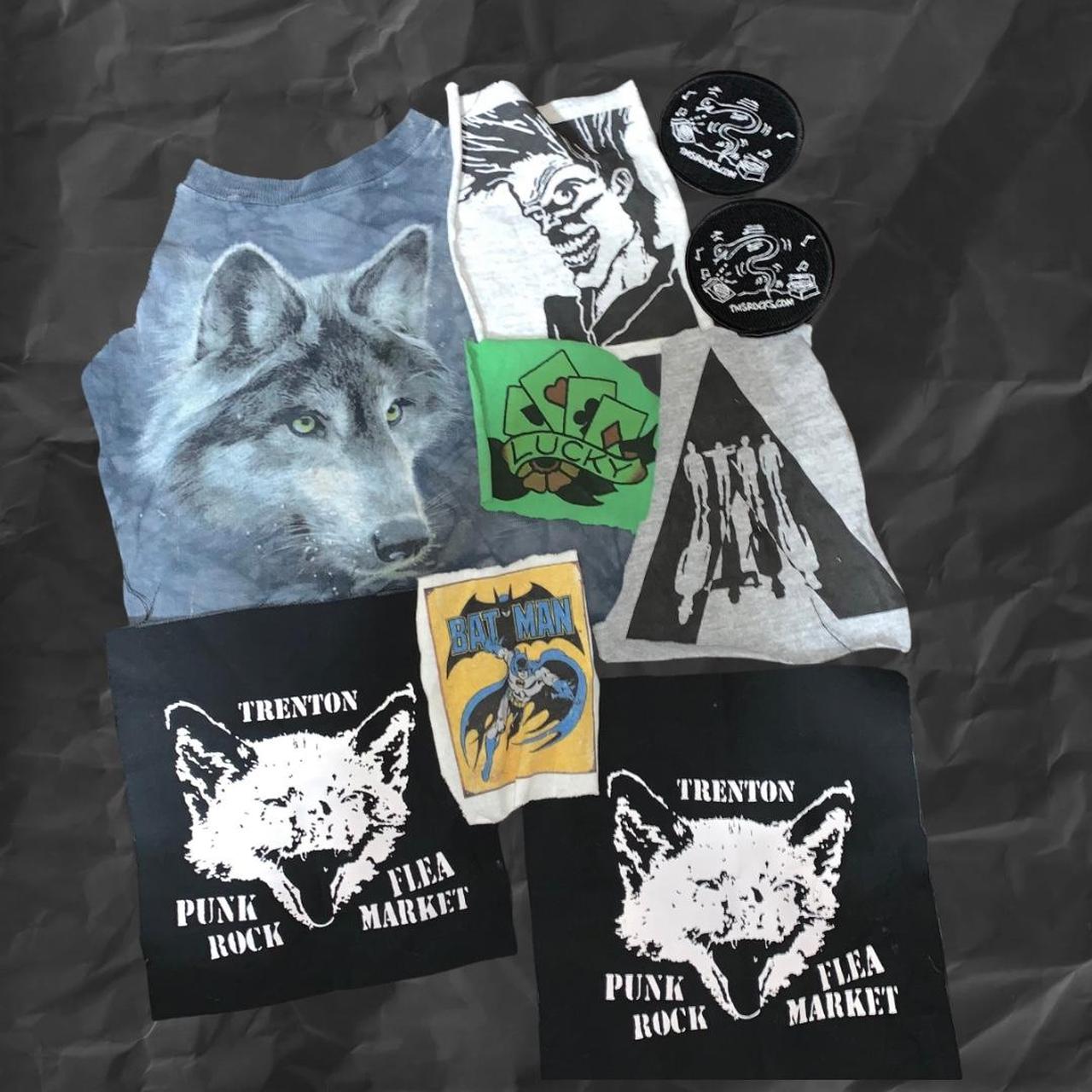 Scrap patch bundle, mainly scraps of old shirts. Sew... - Depop