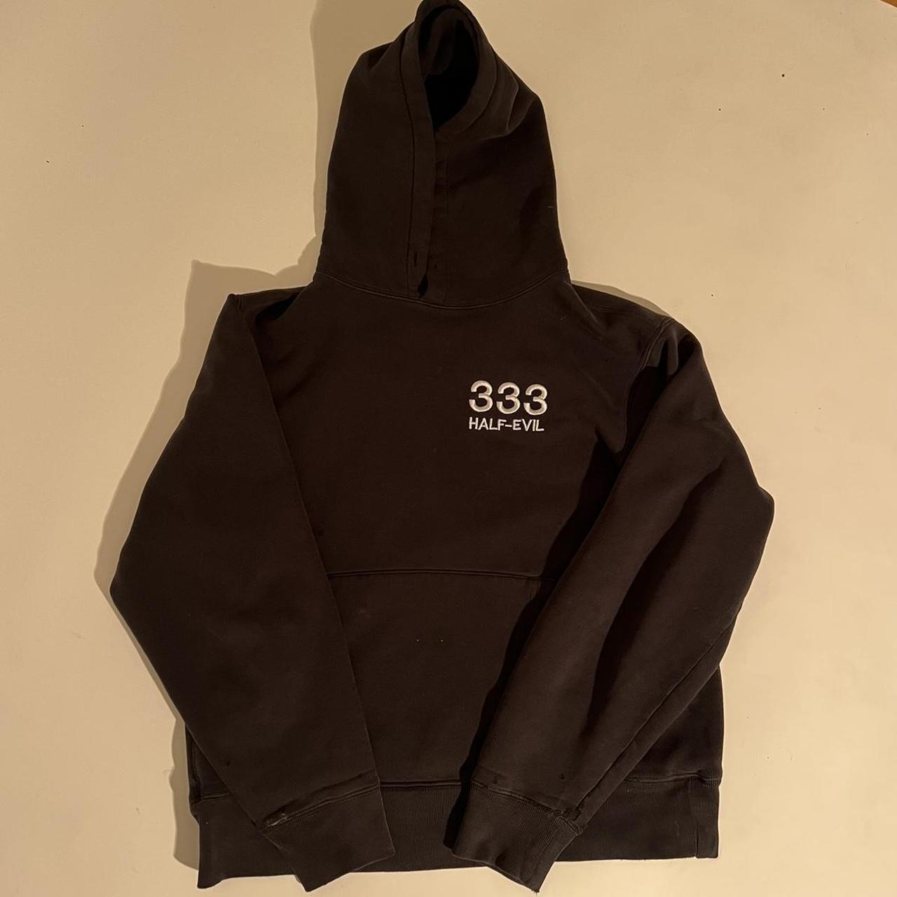 Mens Large 333 Half Evil Hoodie. Very heavy hoodie.... | Depop