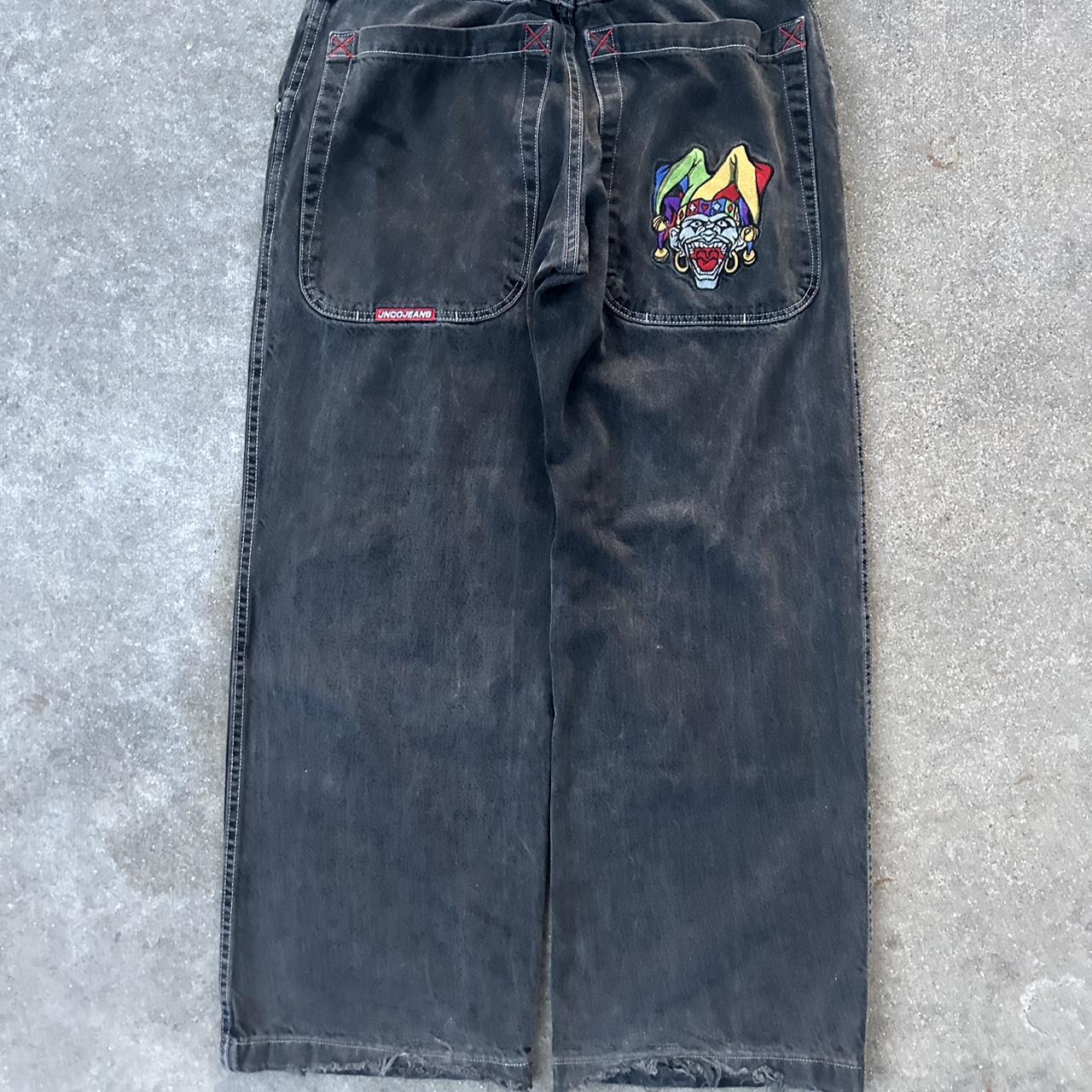 Vintage 00s Faded Black JNCO Jesters Size... | Depop