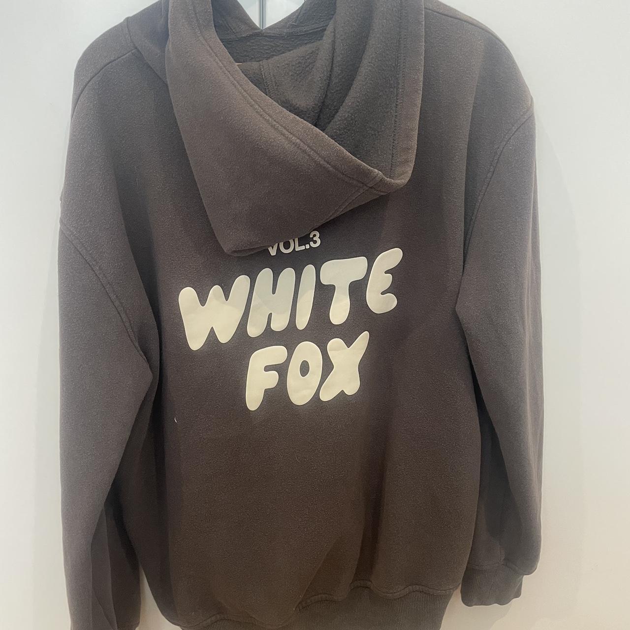 S/M grey white fox hoodie. Worn a bit but still in... - Depop
