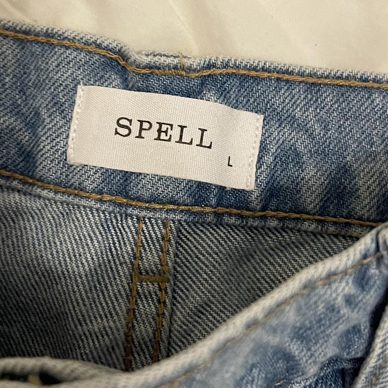 Spell denim Jean size L (I’m Small but I like low... - Depop
