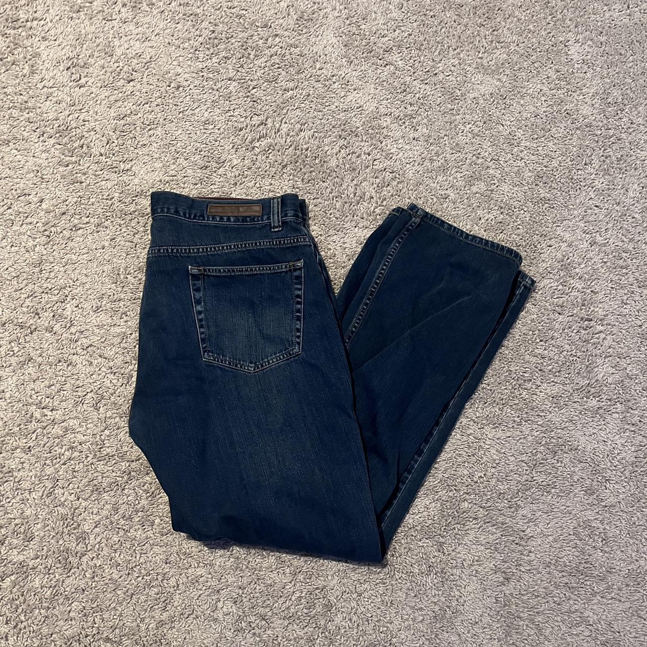 Perry Ellis Wide-Legged Jeans Size 38x32 $10 OBO - Depop