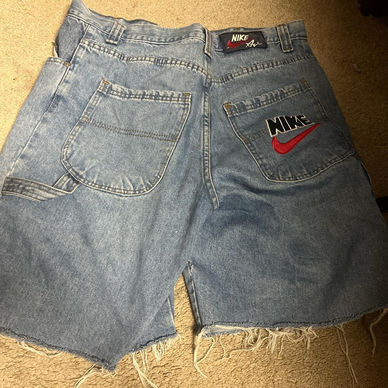 Custom Nike jorts open to offers - Depop
