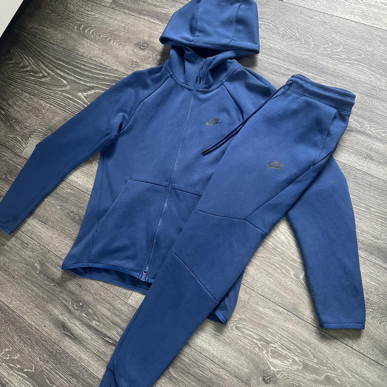 Mens Nike Fleece Tech Full Tracksuit Colour:... - Depop