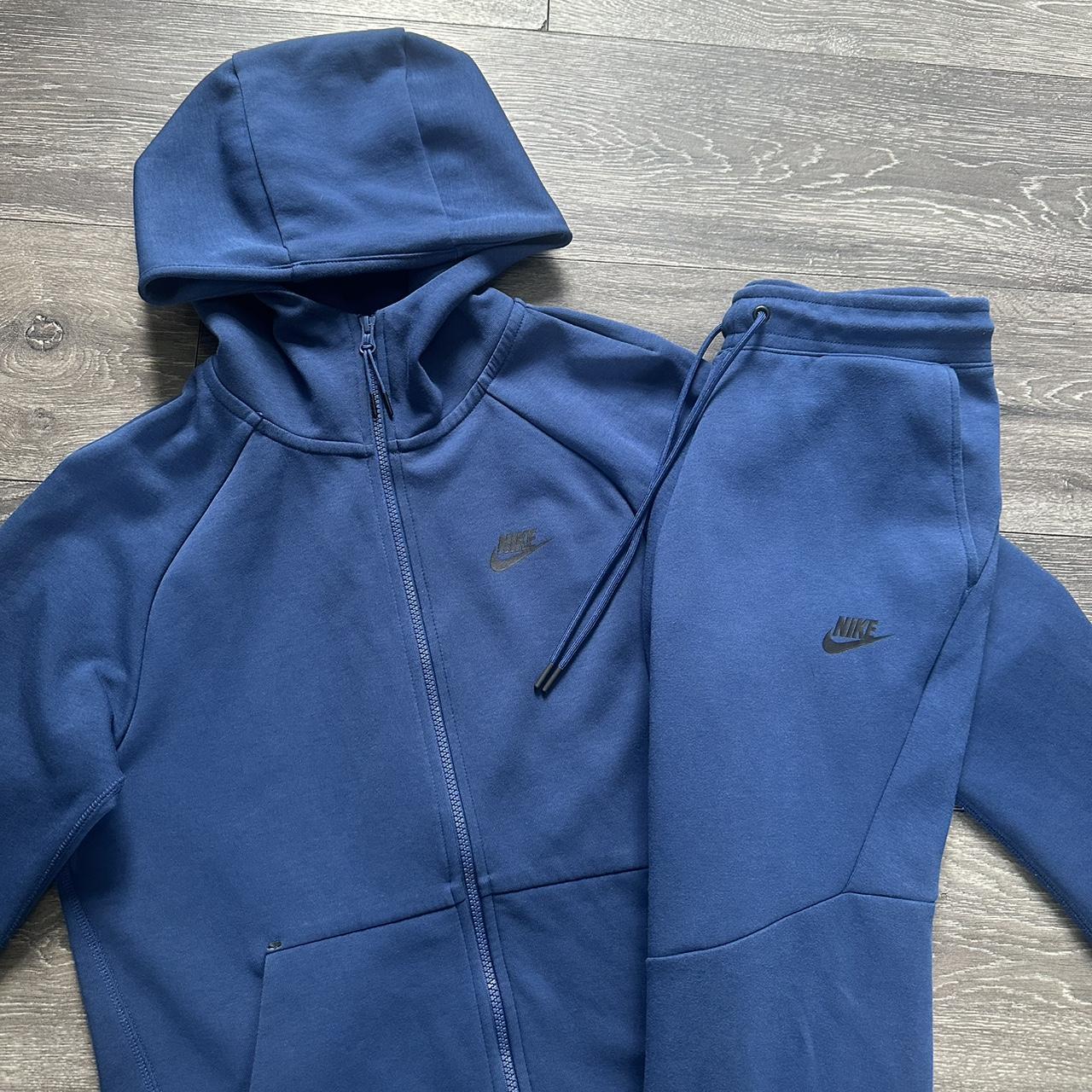 Mens Nike Fleece Tech Full Tracksuit Colour:... - Depop