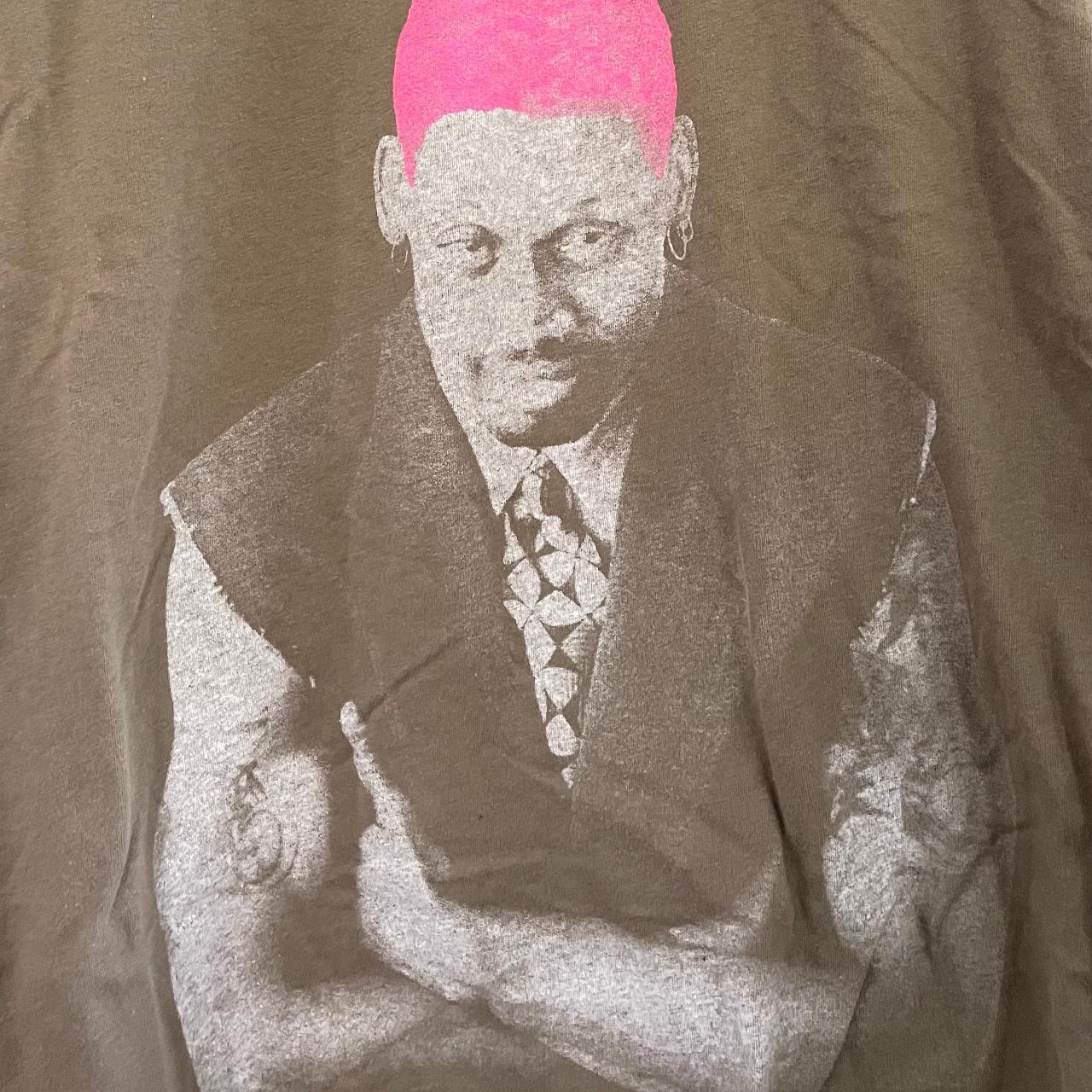 Dennis Rodman Neon Pink Hair, All Business... - Depop