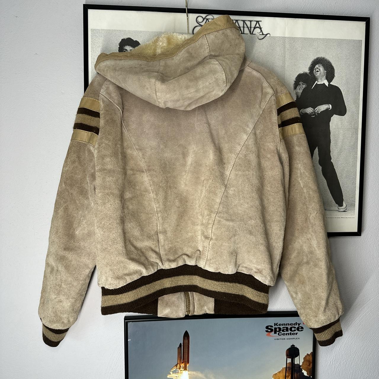 Vintage Argus fur lined leather coat - Depop