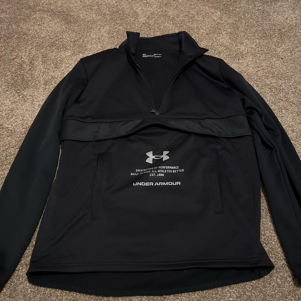 Under armour Black pouch jacket - Depop