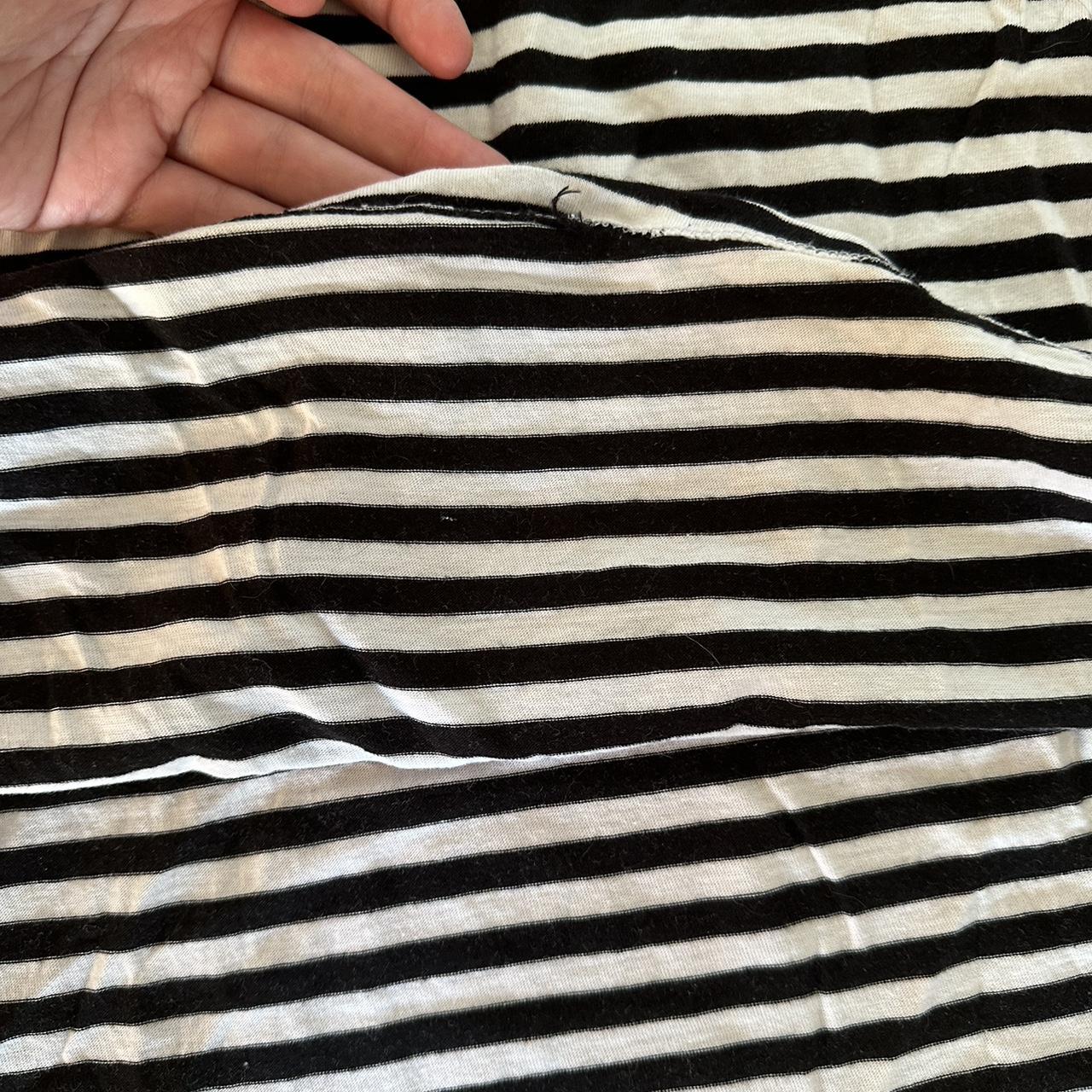 Sailor French Riviera inspired black and white... - Depop