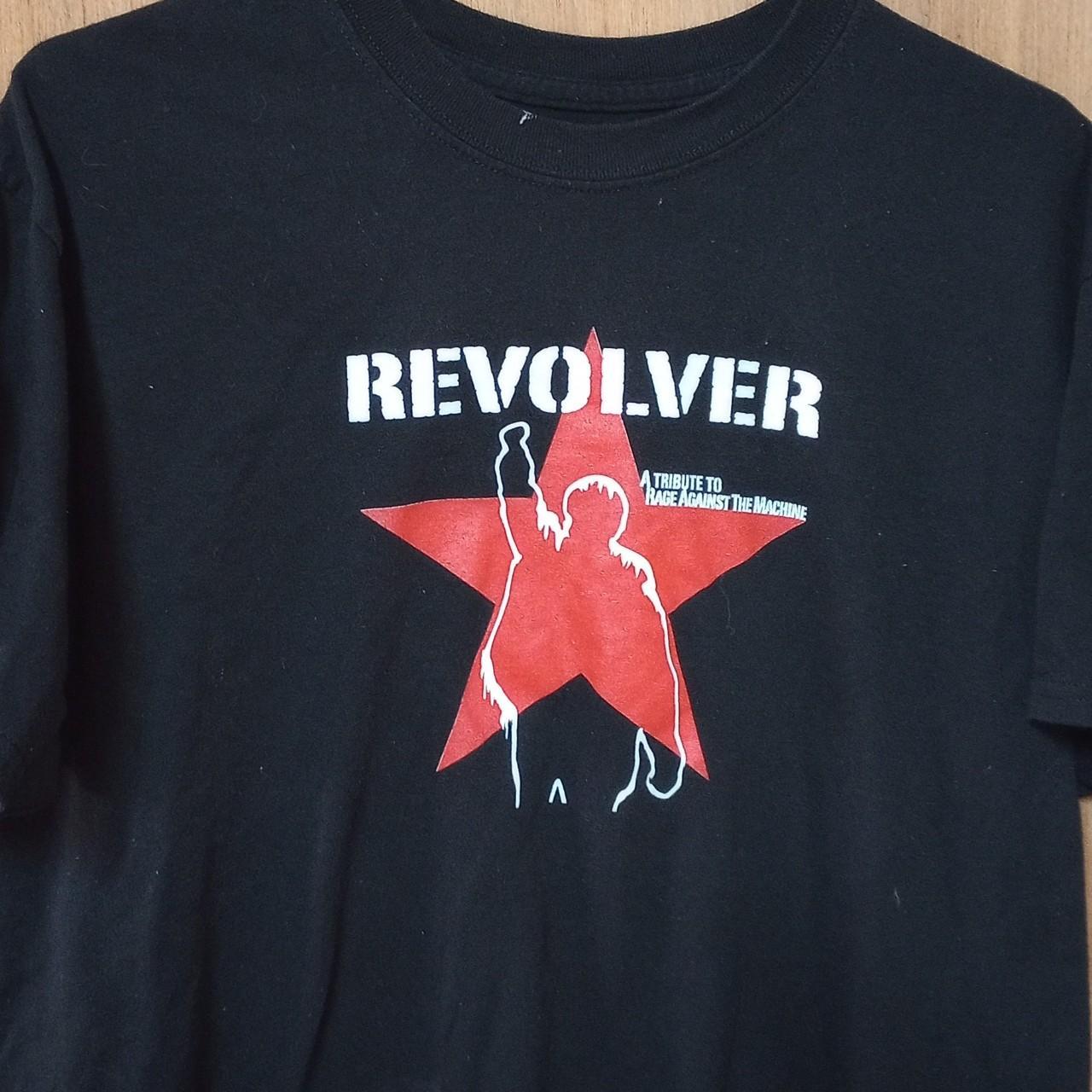 RELVOVER T-SHIRT A TRIBUTE TO RAGE AGAINST THE MACHINE - Depop