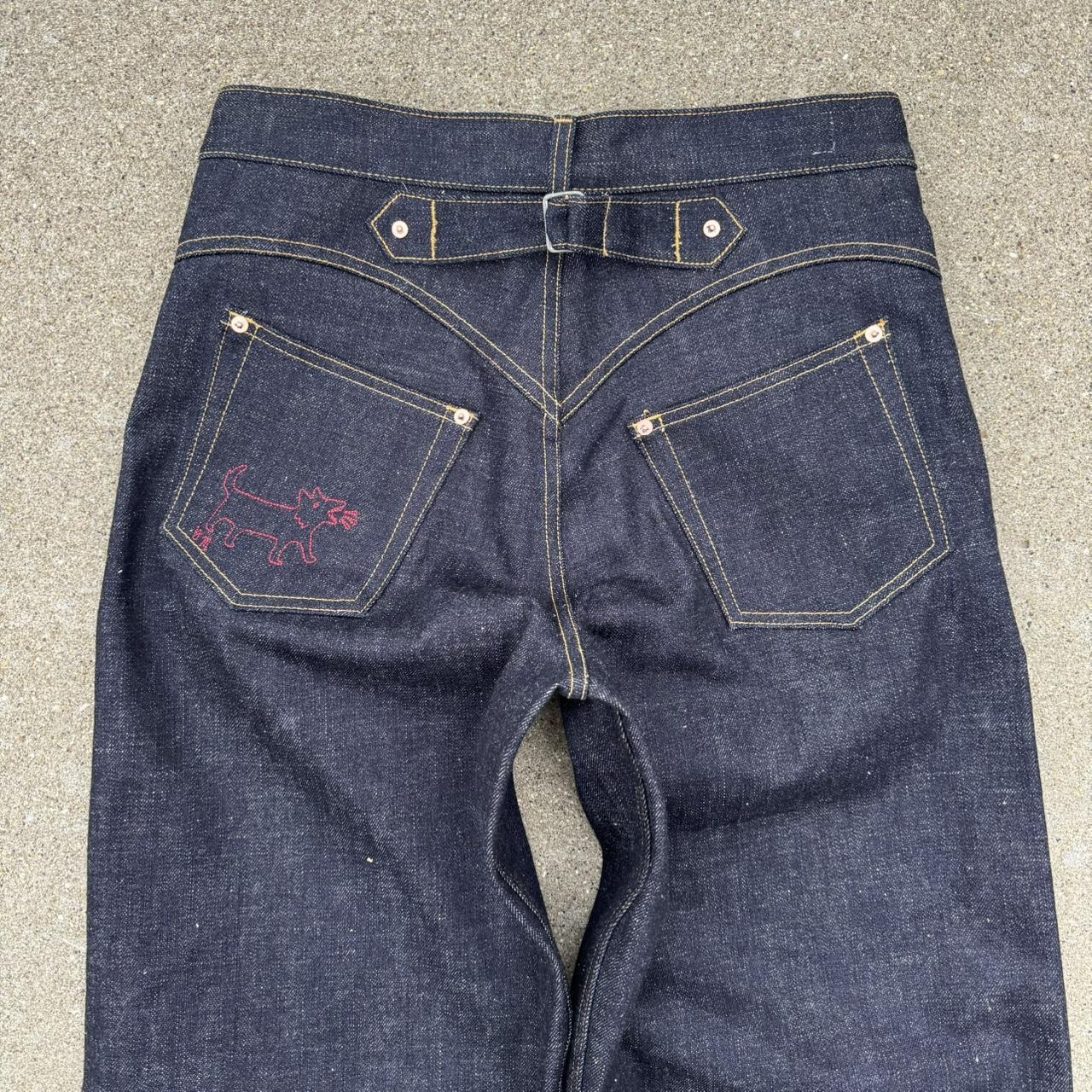 yuremane salvage denim size 3 fits 32-34 waist... | Depop