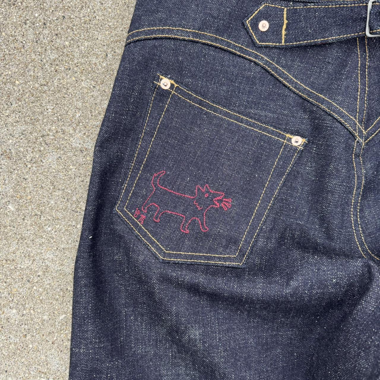 yuremane salvage denim size 3 fits 32-34 waist... | Depop