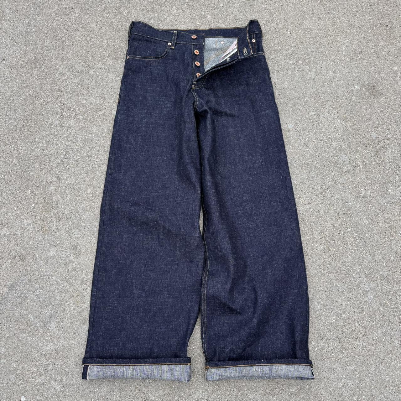 yuremane salvage denim size 3 fits 32-34 waist... | Depop