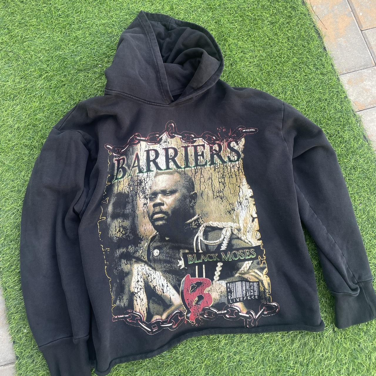 Barriers Hoodie Marcus Garvey Tag Size XL fits like L - Depop