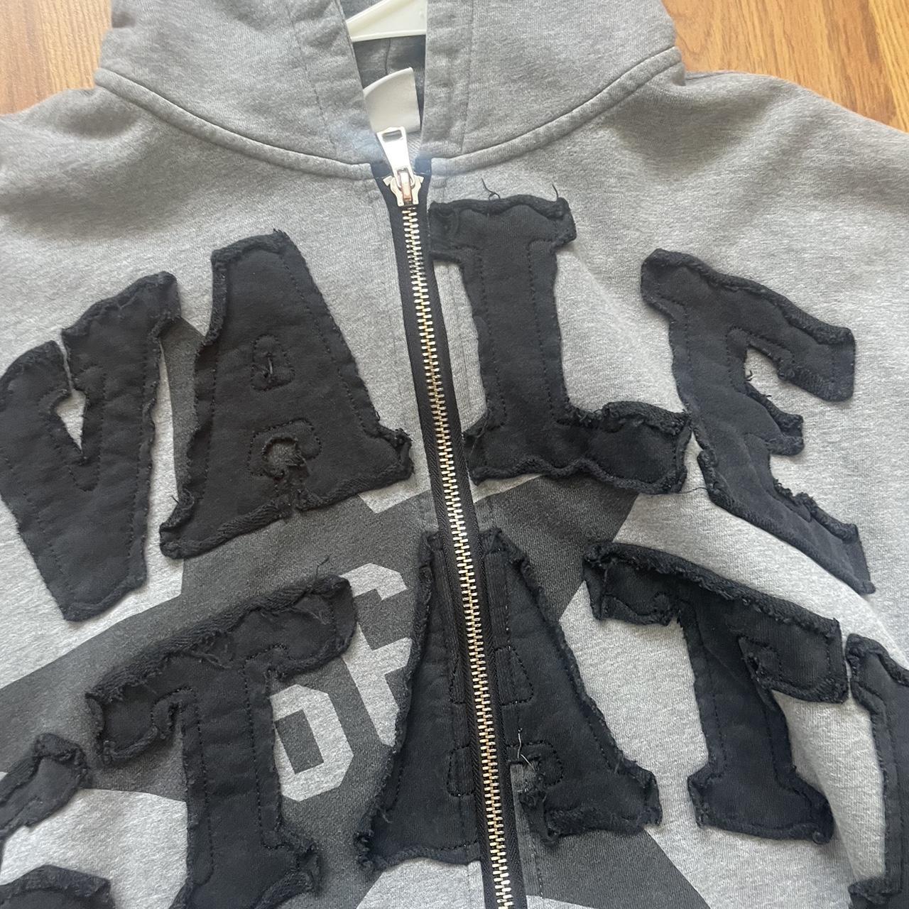 Vale State Grey Hoodie Vale Lives Forever Tag size... - Depop