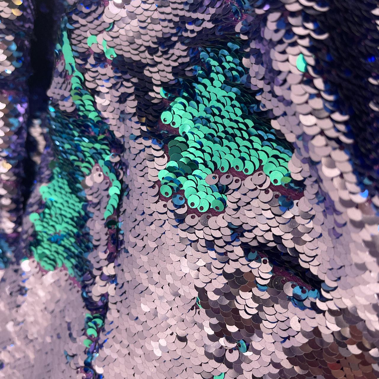 Dual tone color shifting sequin bomber jacket. Men’s... - Depop