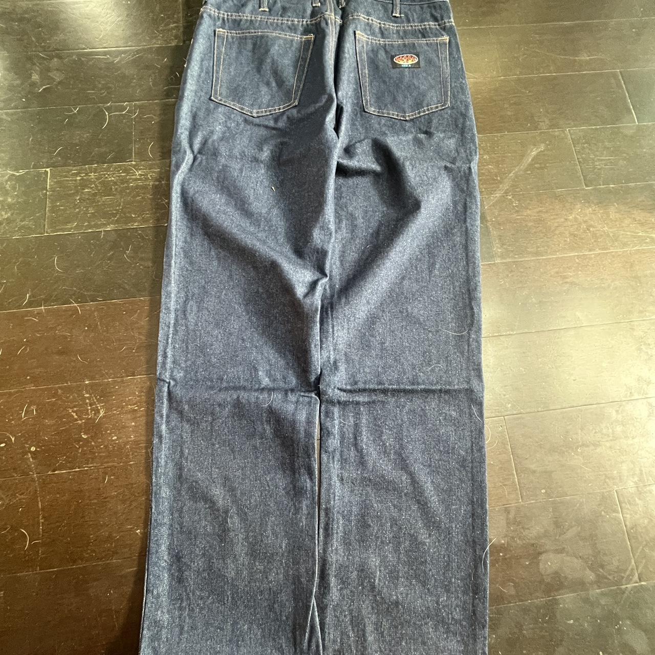 Brand new rasco fr jnco style jeans with embroidered... - Depop