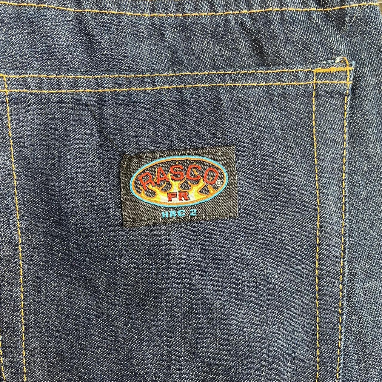 Brand new rasco fr jnco style jeans with embroidered... - Depop