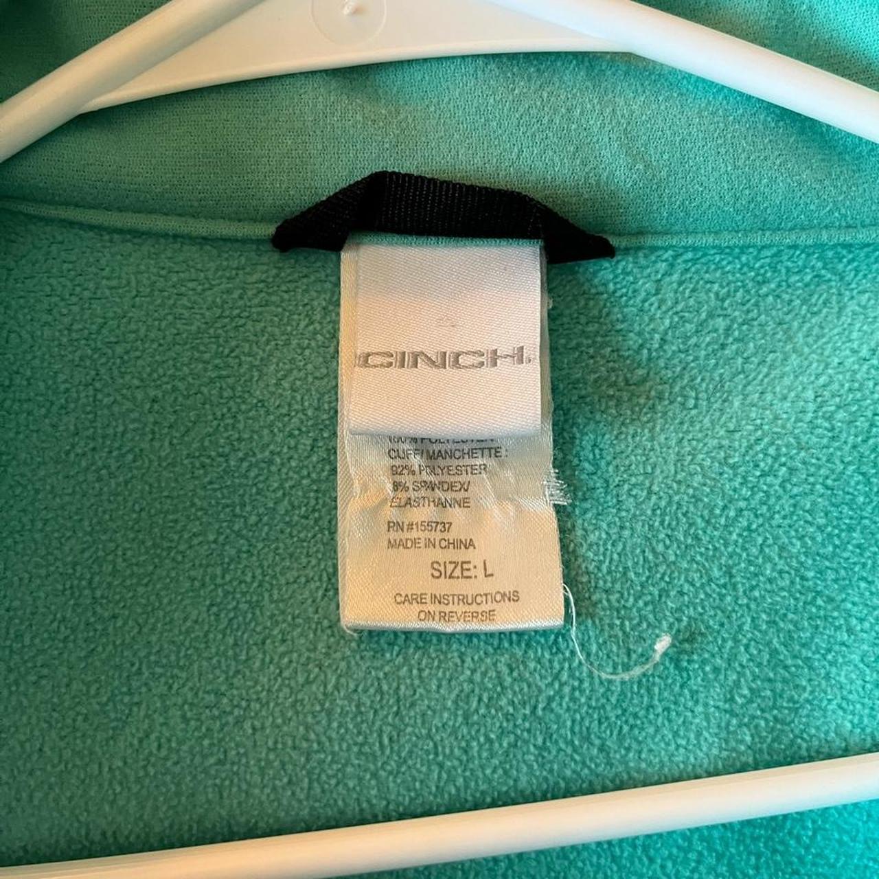 Womens Teal Cinch Jacket - Depop