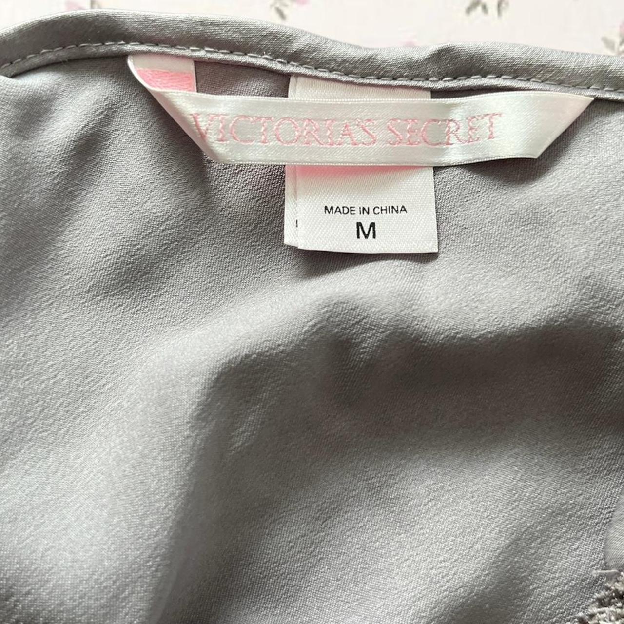 Vintage Victorias secret | lovely silver lace slip... - Depop