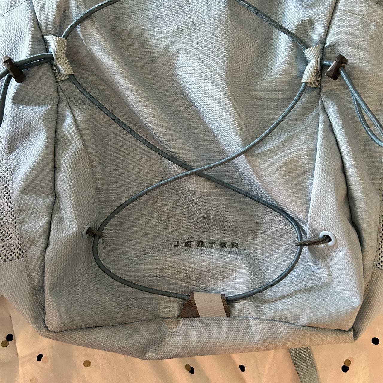 Light Blue North Face Backpack - Jester Used but... - Depop