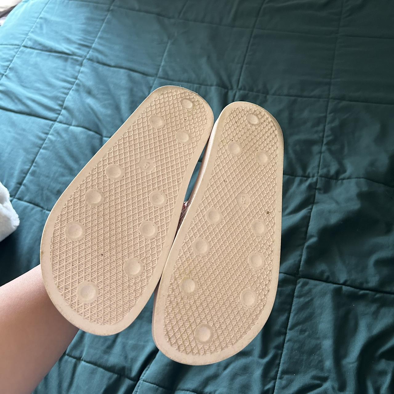 Adidas Positive energy slides women’s size 8! worn... - Depop