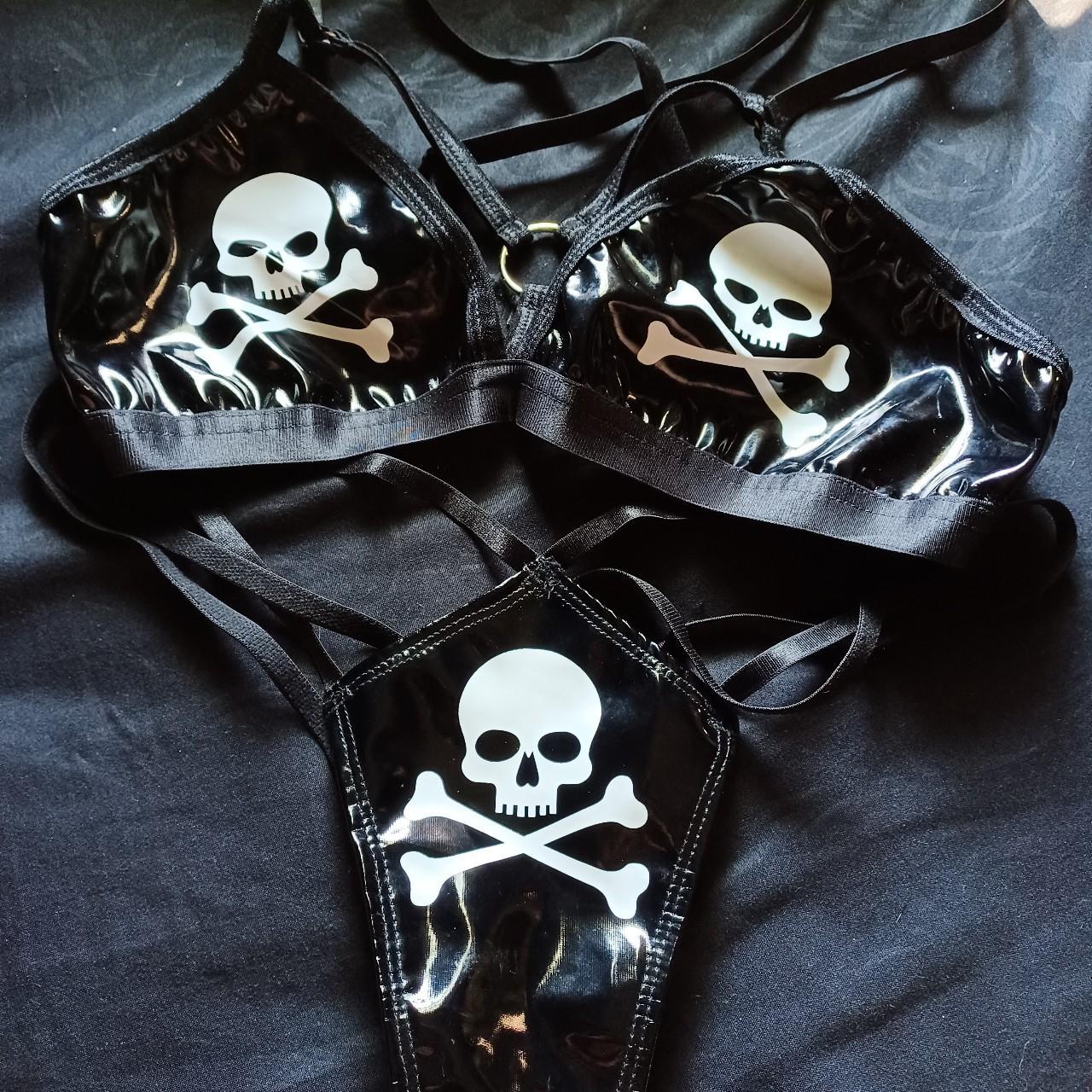 #dollskill metal lingerie Size small Completely... - Depop