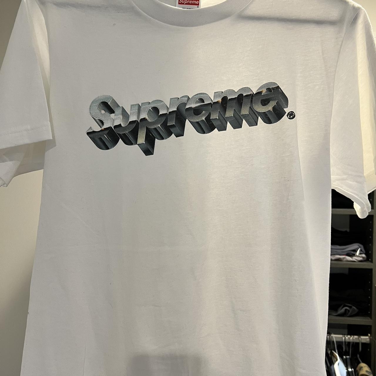 Supreme Men's White T-shirt | Depop