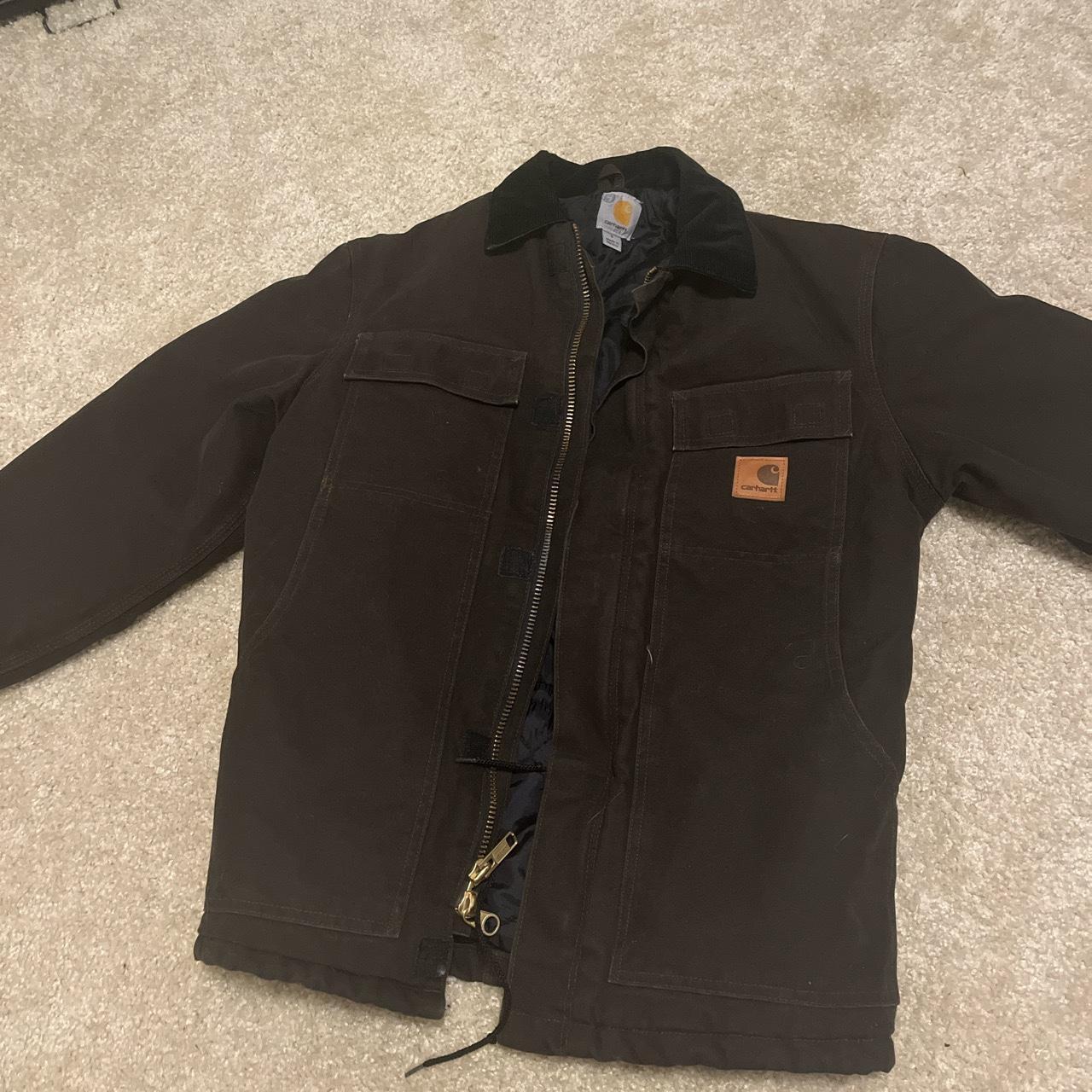 Small vintage carhatt worker jacket rusting on... - Depop