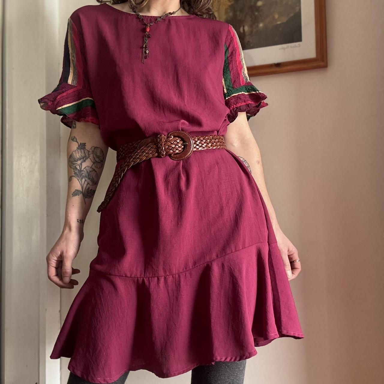 Patch Boho Sleeve Dress 🍓 This bohemian-inspired... - Depop