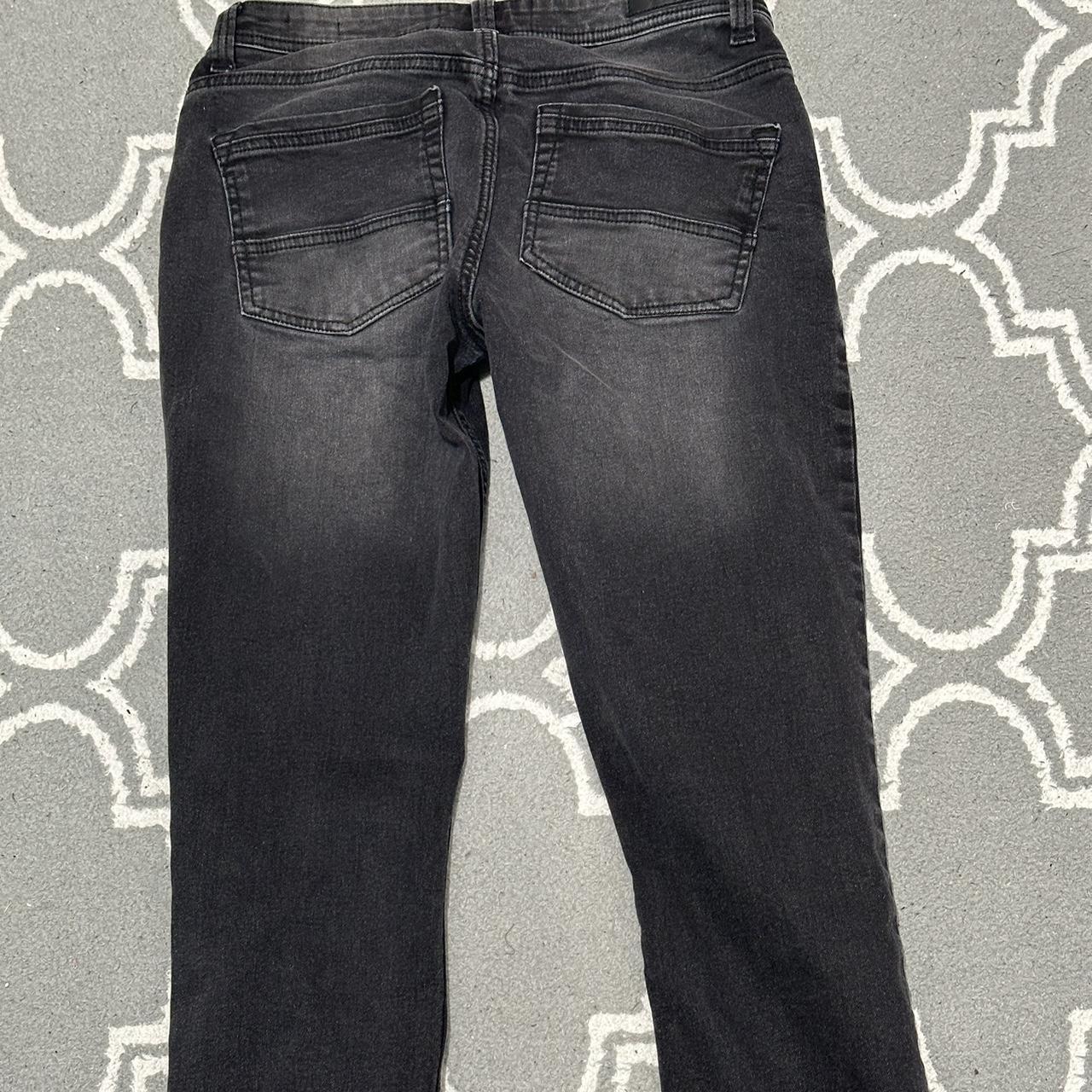 KENNETH COLE JEANS 30x32 FADED BLACK BARELY... - Depop