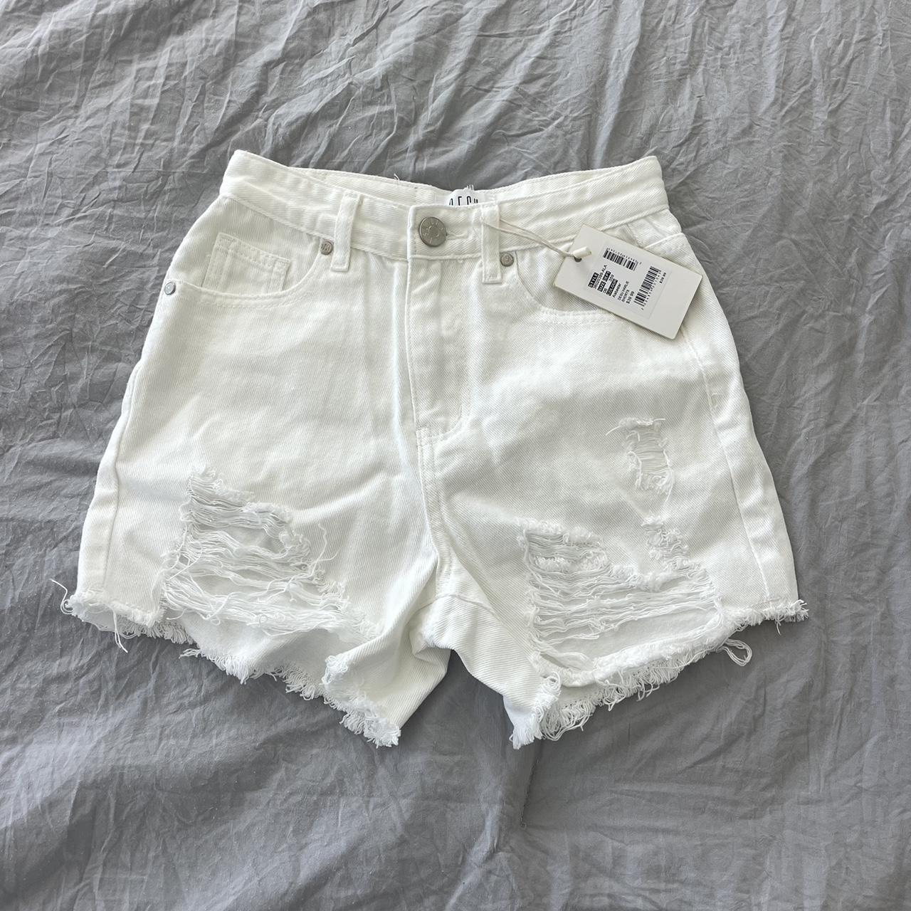 City beach Australia white shorts size 0 never worn,... - Depop