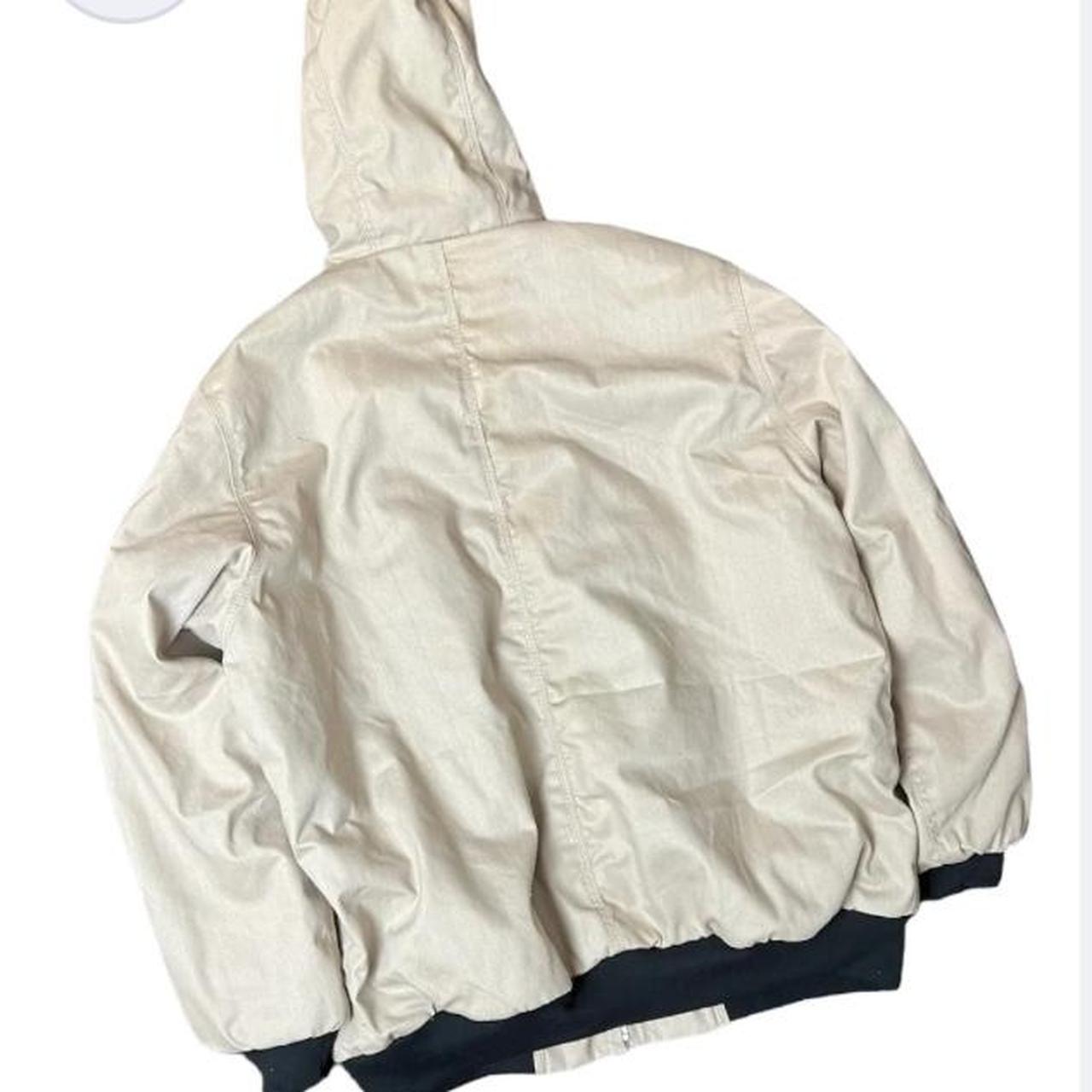 Carhartt Active Jacket Rework Beige colour Very... - Depop