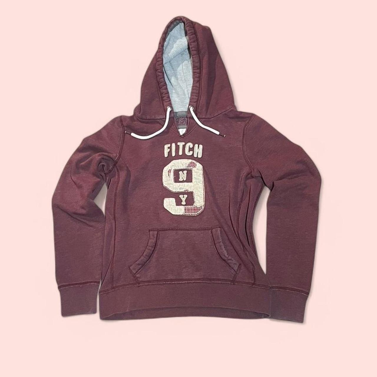 super cute y2k burgundy Abercrombie & Fitch new york... | Depop