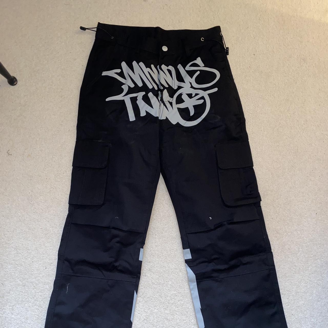 Minus two cargos black and grey. Bought the wrong... - Depop