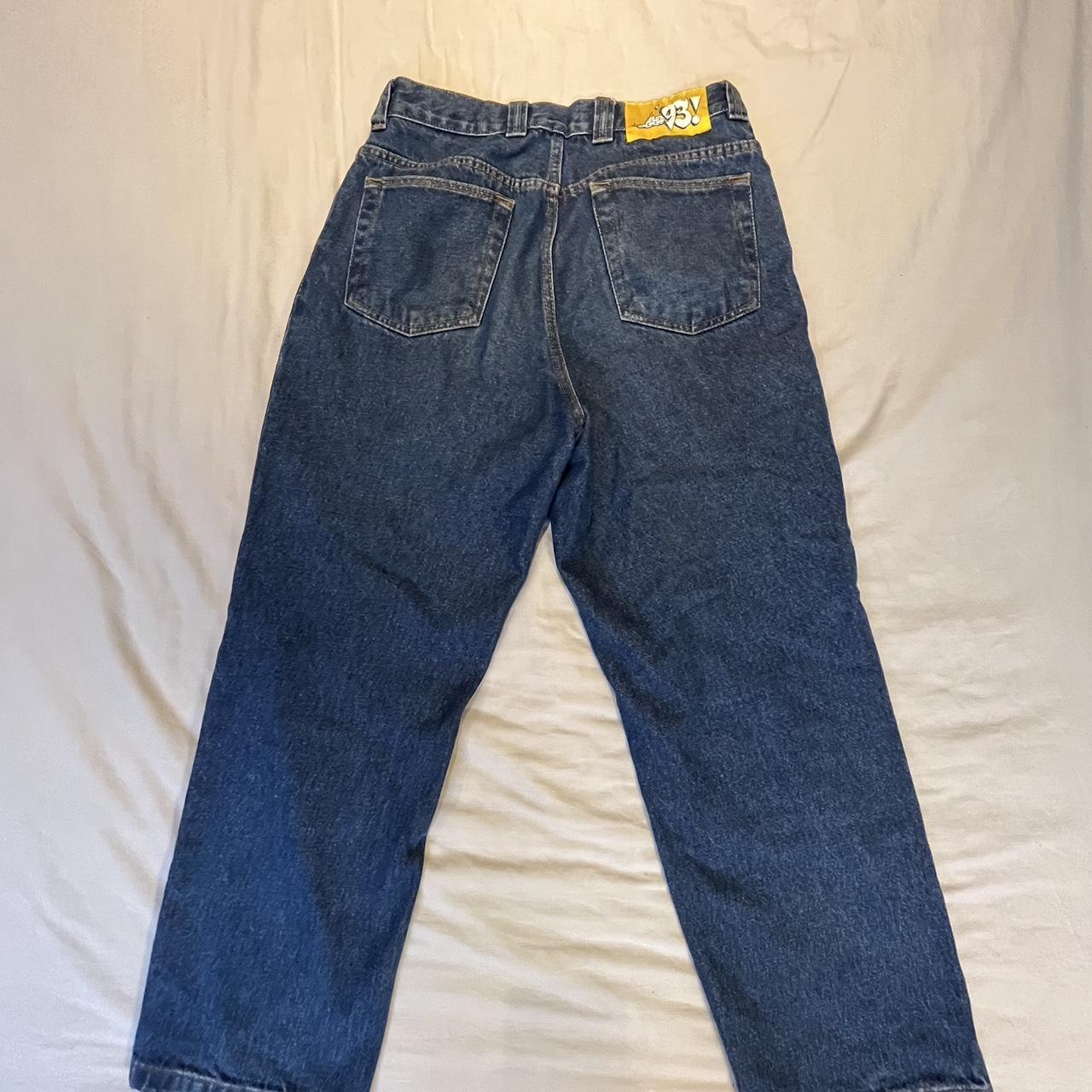 Polar skate co 93 jeans in blue 30 inch waist 8/10... - Depop