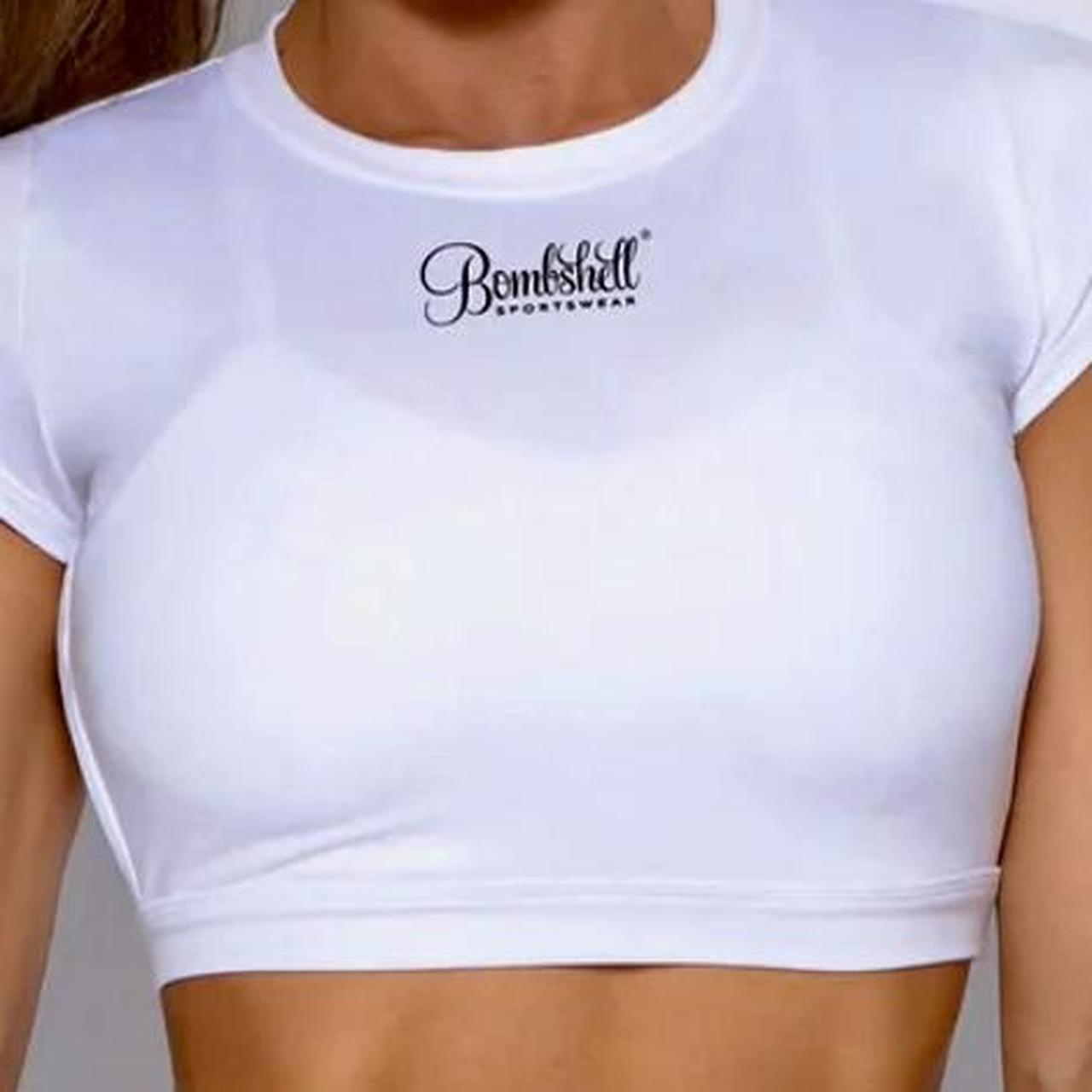 BOMBSHELL - MUSCLE BACK TEE - Depop