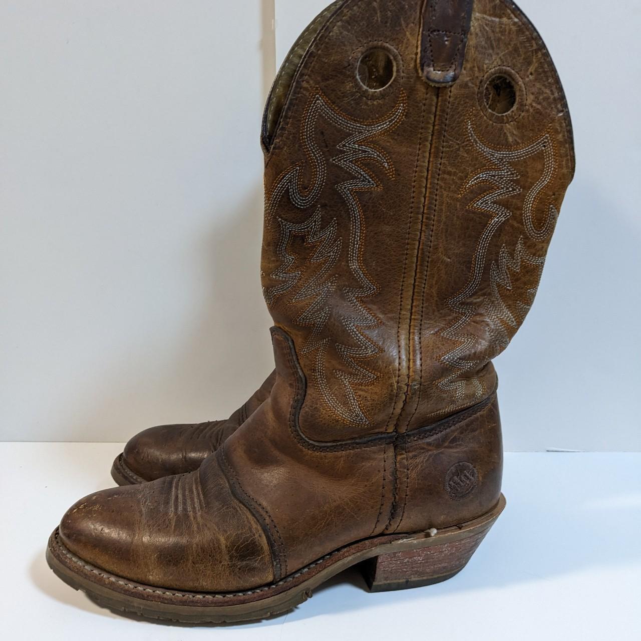 Double H Women Brown Buckaroo Ice Western Cowboy... - Depop