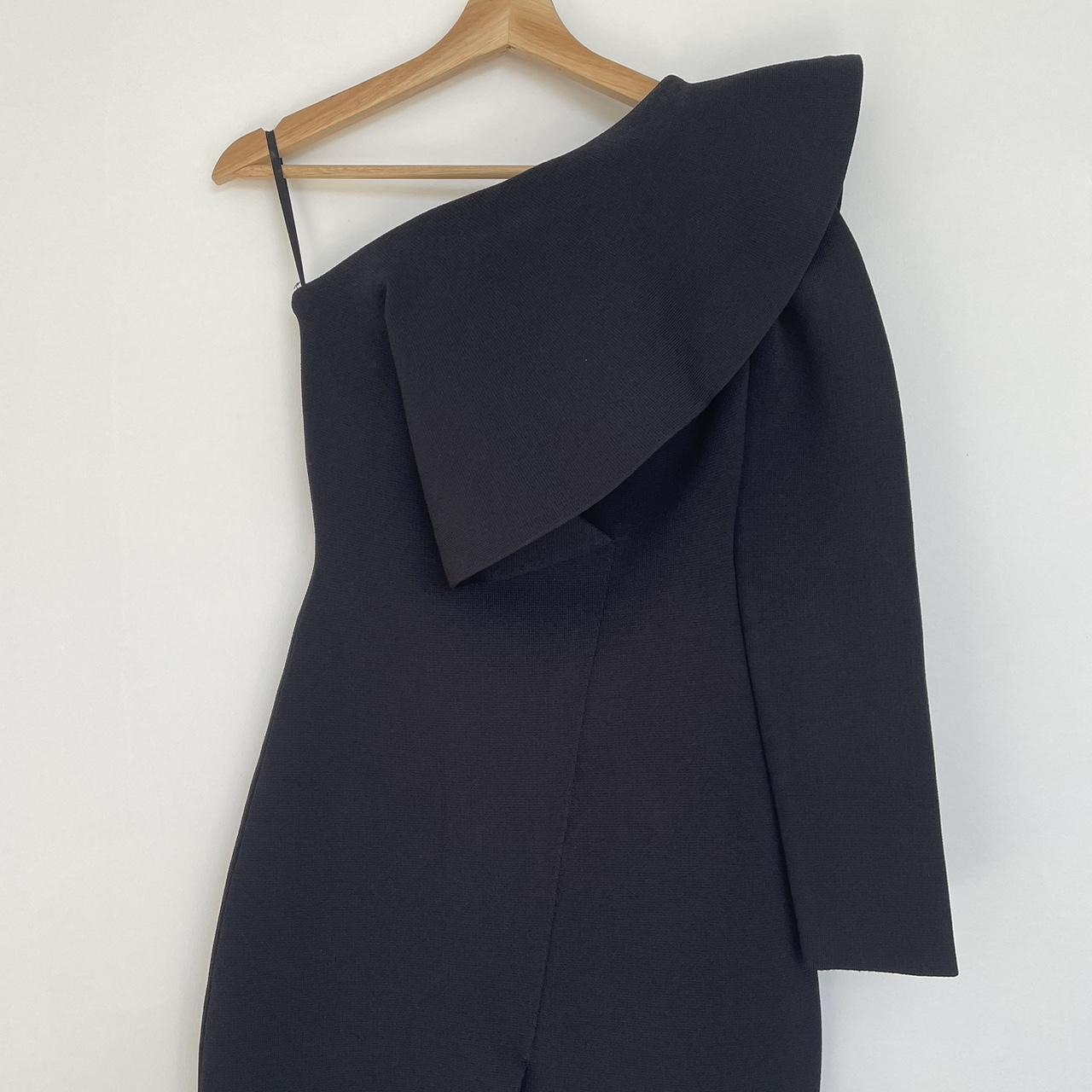 Scanlan Theodore Ruffle Mini Dress Black colour... - Depop