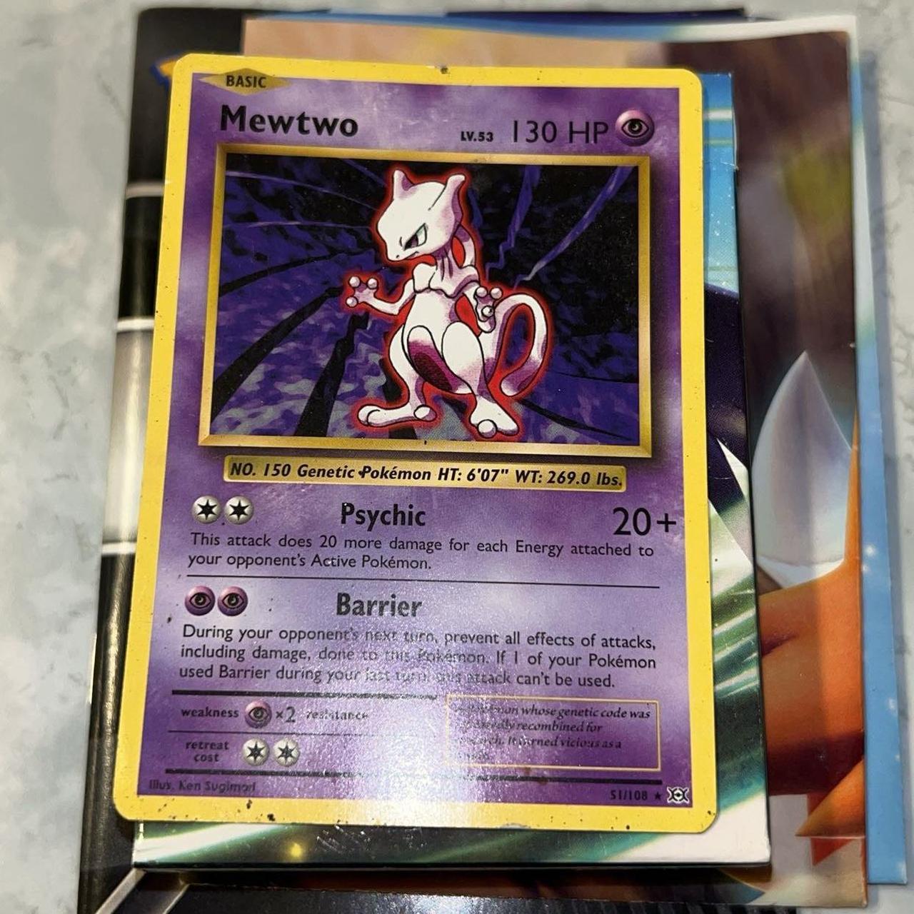 Pokémon Mewtwo Card - Ships within 1-3 Days... - Depop