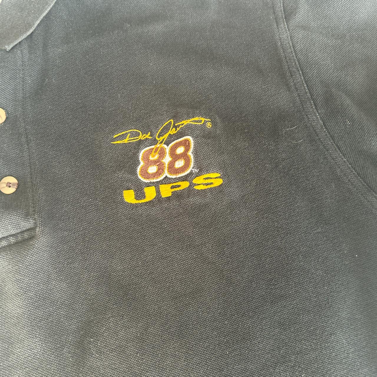 Black and yellow Dale Earnhardt Jr. UPS racing polo... | Depop
