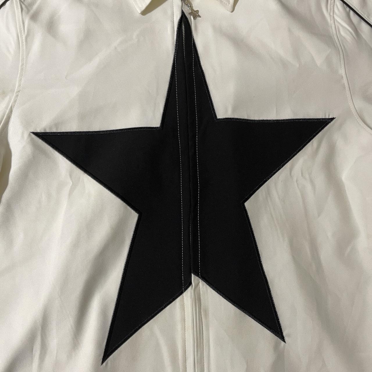 star zip up jacket top ★ Measurements (laying... - Depop